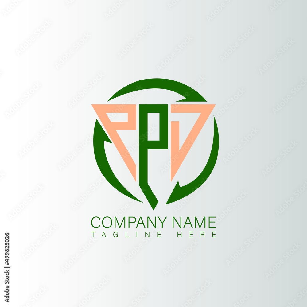 PPD letter logo design on white background.PPD creative initials letter ...