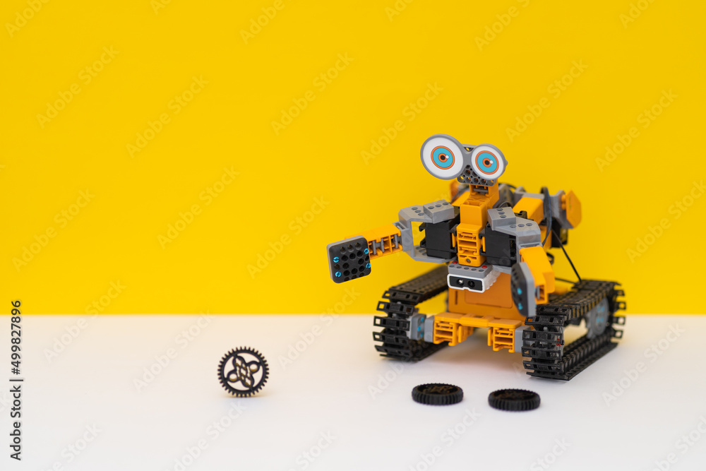 Minsk, Belarus. February, 2022. Ubtech Jimu Robot. Branded packaging ...