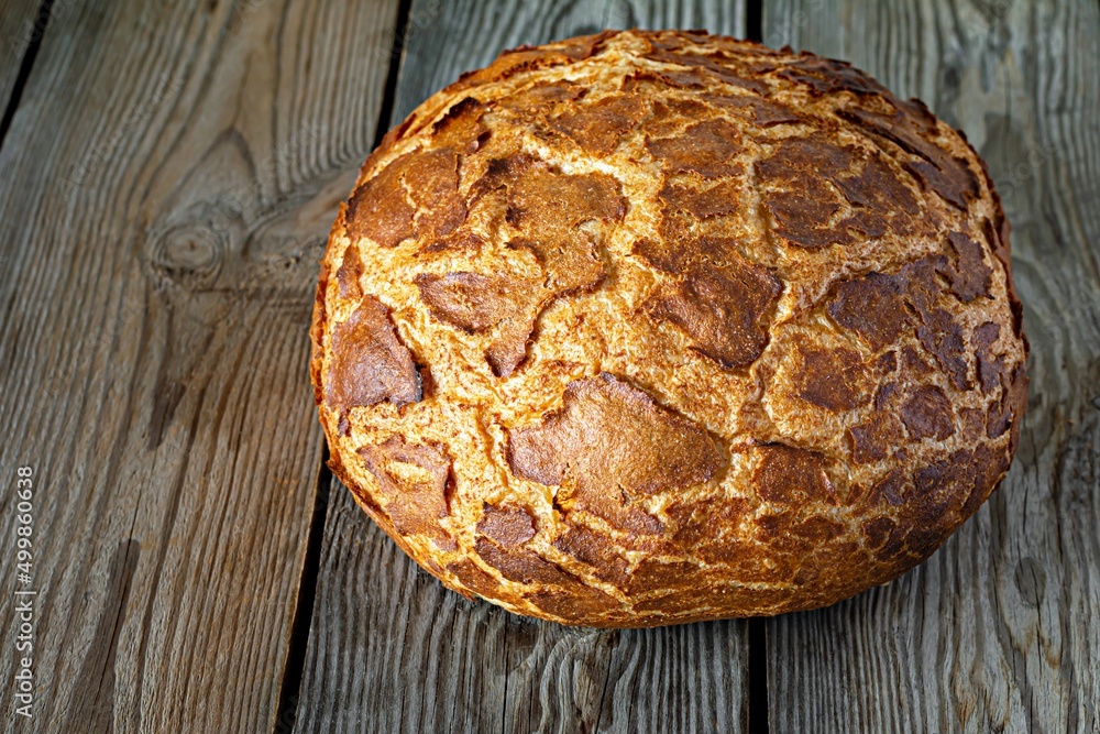 Fresh crispy Tiger (Dutch) bread with a delicious beautiful crust and ...
