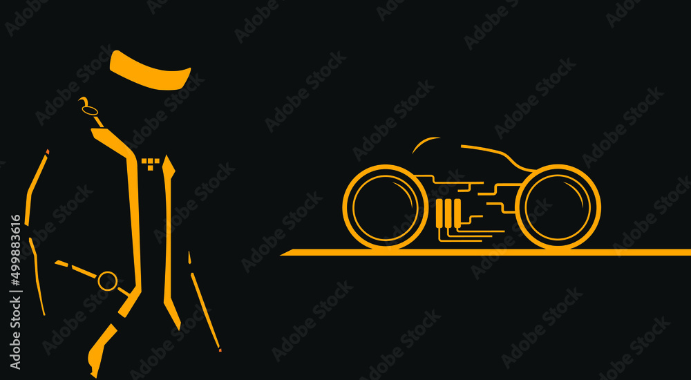 Simple vector design. black background. vector art. Stock Vector ...