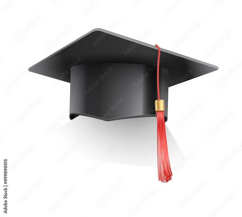 Red Graduation Cap