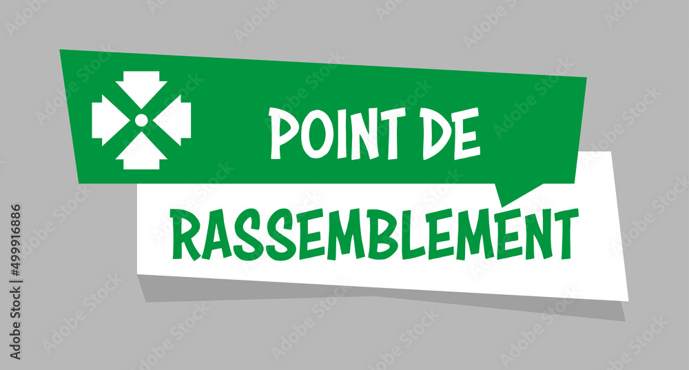 Logo point de rassemblement. vector de Stock | Adobe Stock