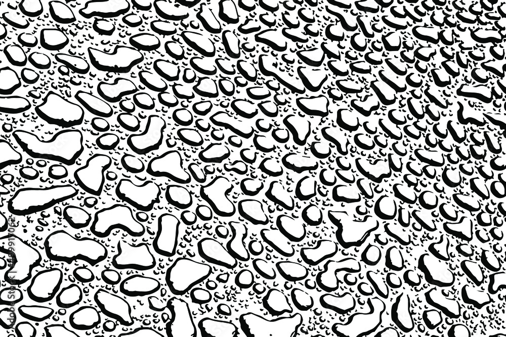 Grunge texture of the surface with water droplets in perspective ...