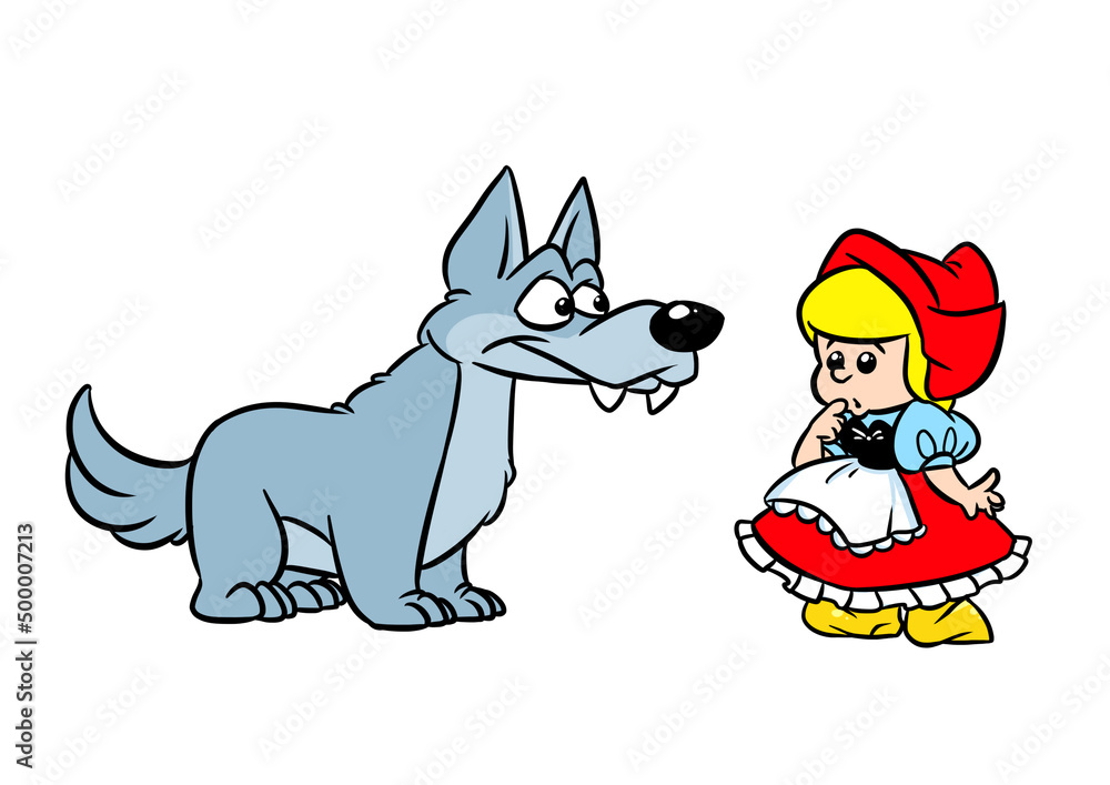 Red Wolf Cartoon Image at Daniel Stephens blog