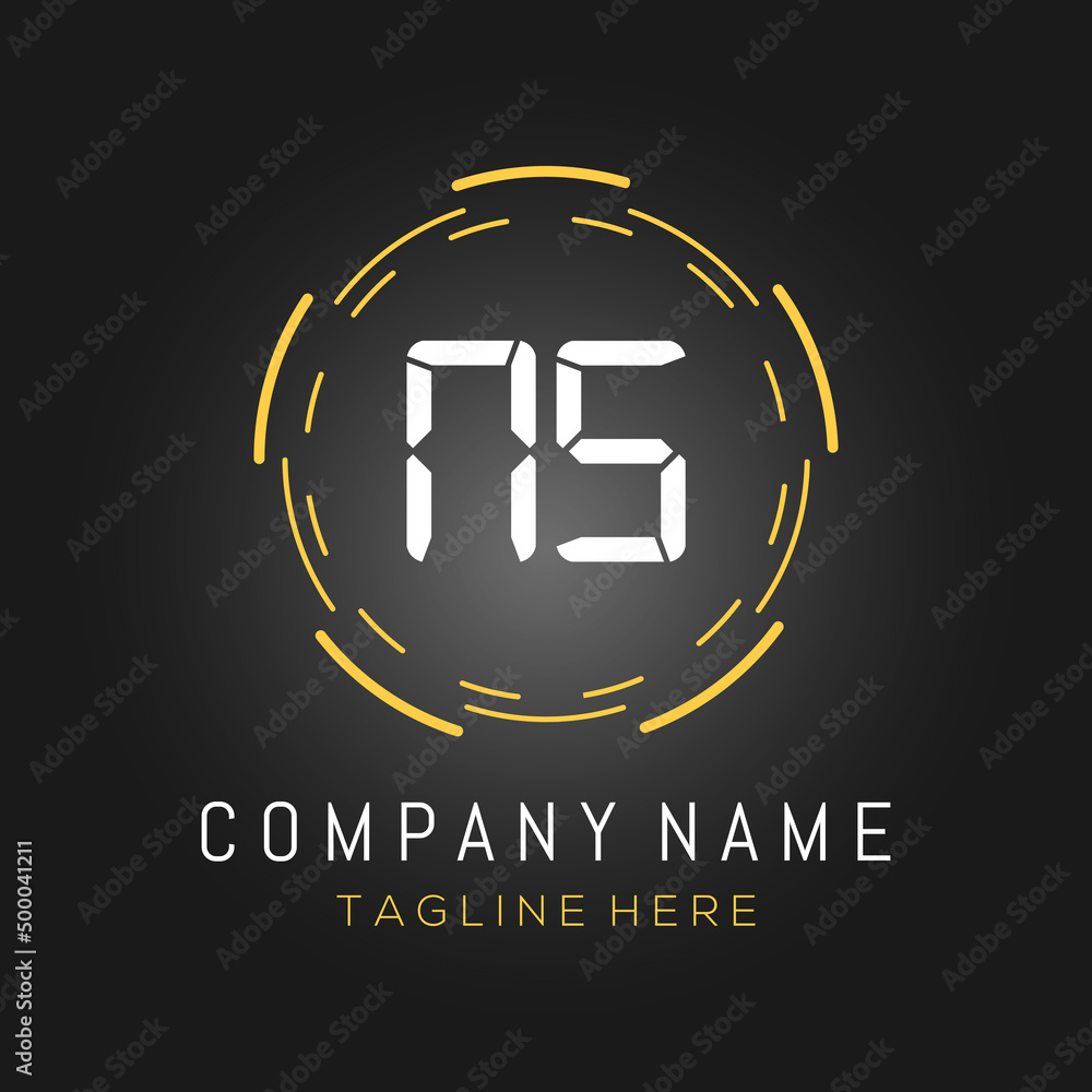 Initial AS Logo Design vector Template. AS Circle Letter Logo Design ...