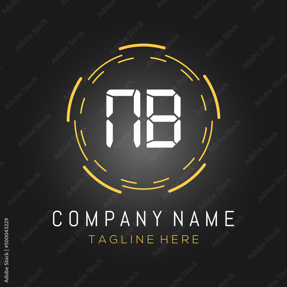 Initial AB Logo Design vector Template. AB Circle Letter Logo Design ...