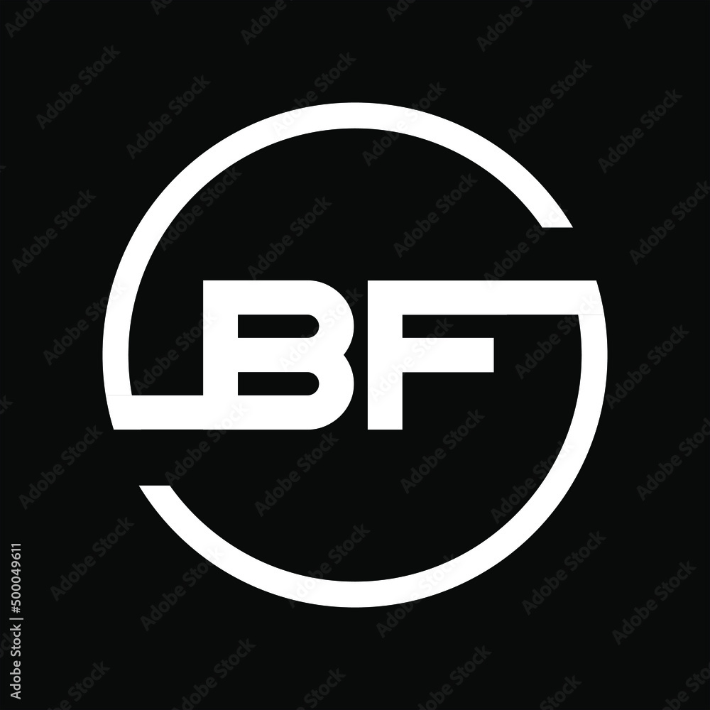 bf vector logo, bf icon design, bf letter logo design. Stock Vector ...