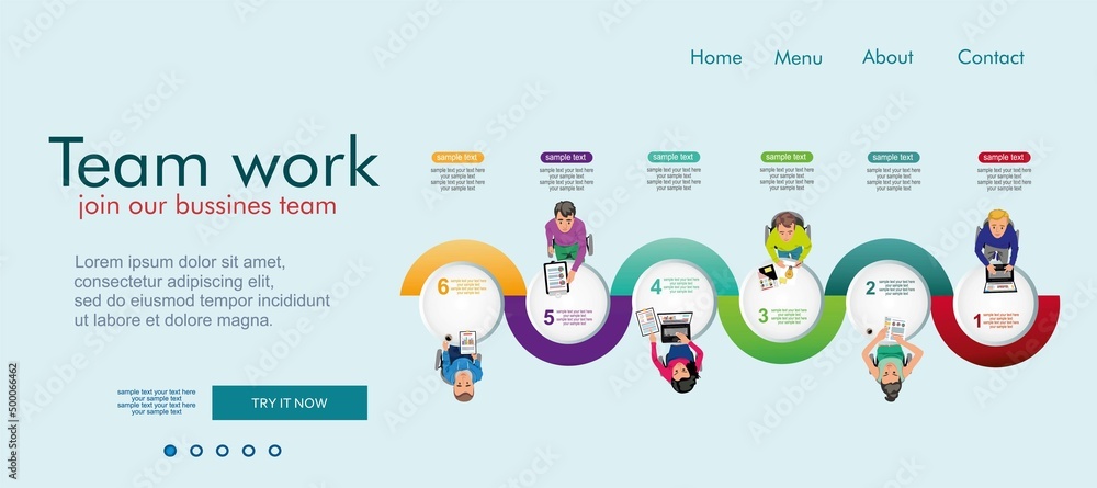 Flat design concepts for business analysis and planning, consulting ...