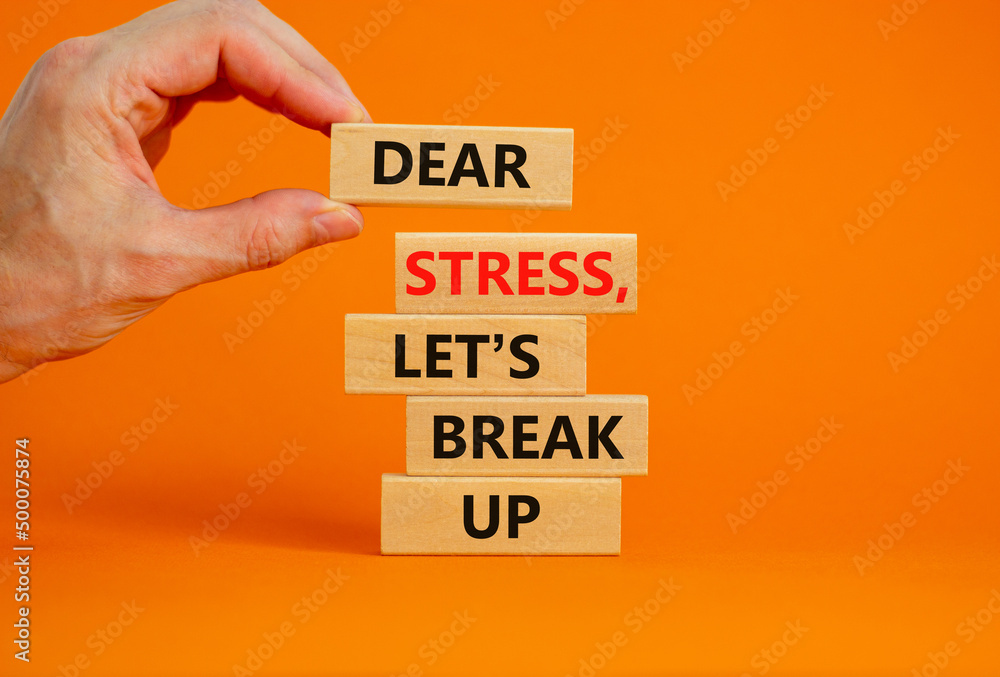 Poster Stress break up symbol – Wall Art | UkPosters