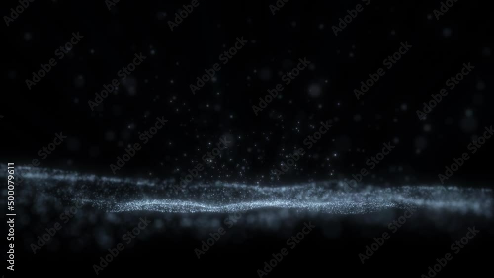 Light blue dust particle, isolated transparent background. Stock Video ...