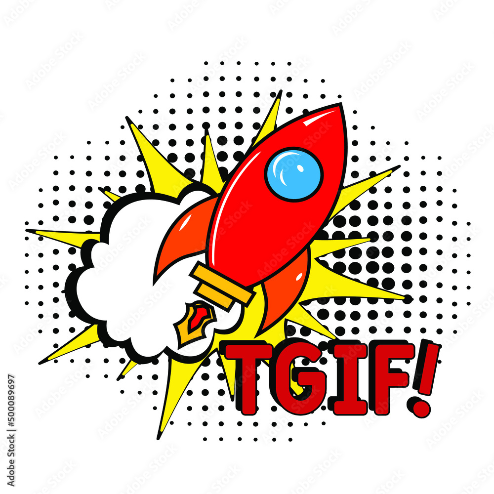 TGIF - Thank God It's Friday acronym. business concept background ...