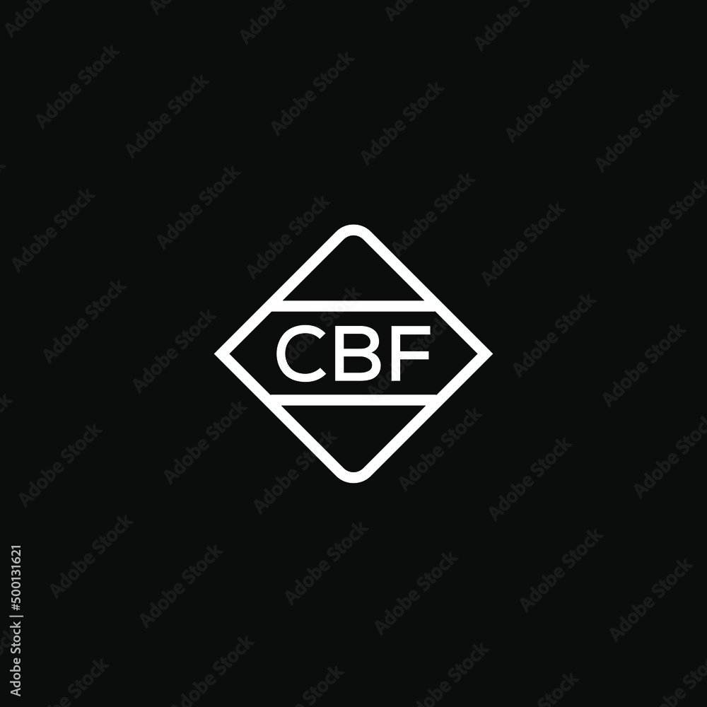 CBF 3 letter design for logo and icon.CBF monogram logo.vector ...