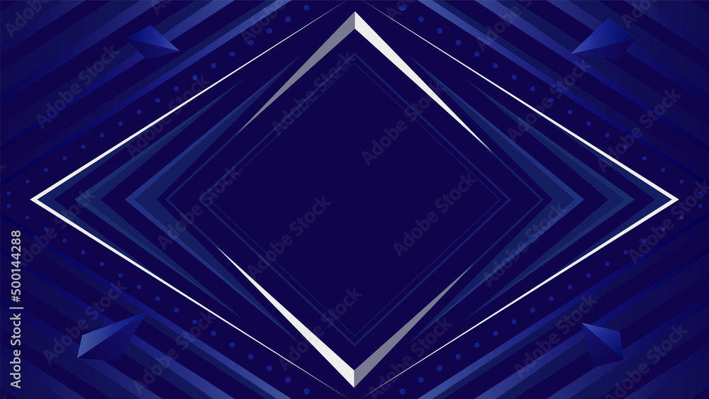 blue background with geometric shapes Stock Vector | Adobe Stock