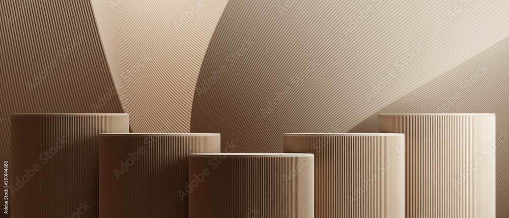 abstract product display. podium and brown background concept for ...