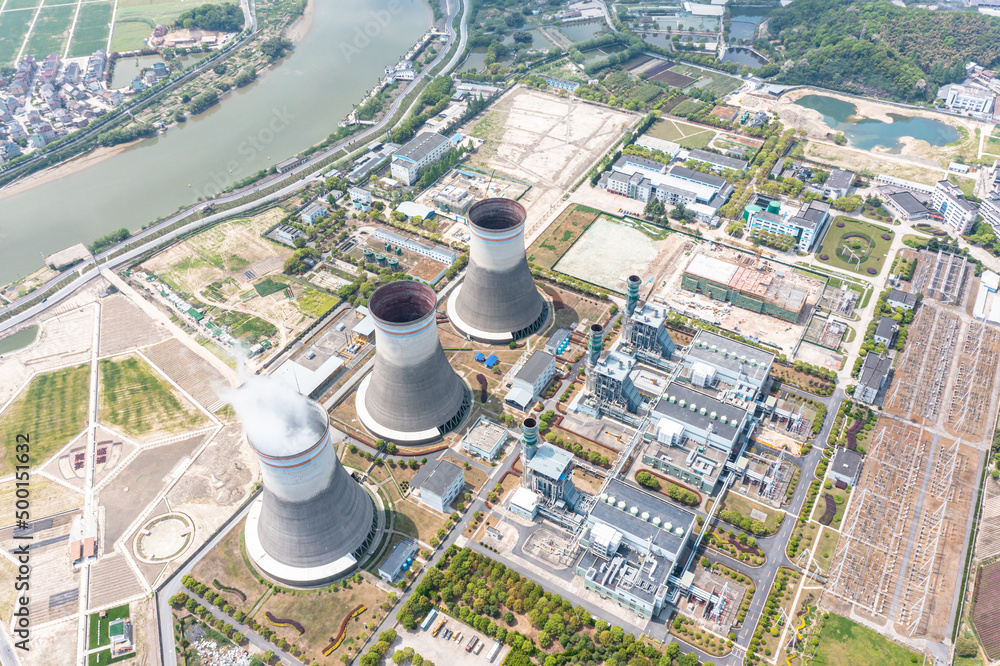 thermal power station Stock Photo | Adobe Stock