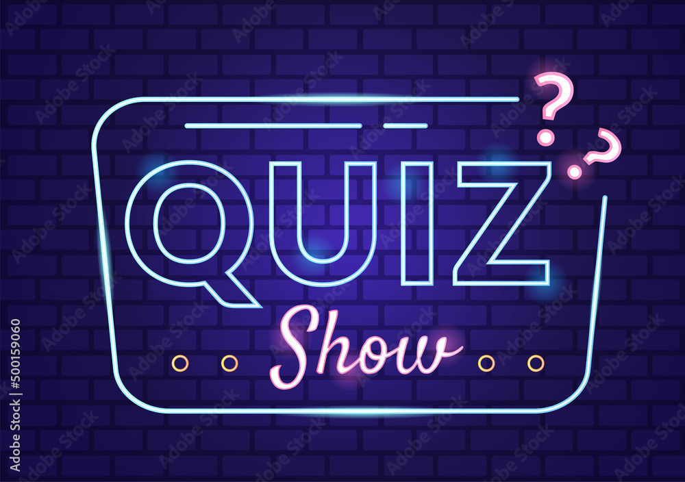 TV Quiz Show with Participants who Answer Questions and Will get Points ...