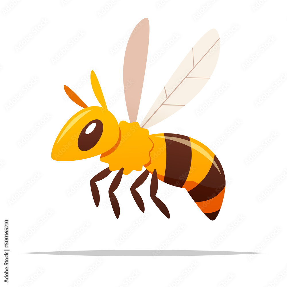 Cartoon wasp hornet vector isolated illustration Stock Vector | Adobe Stock