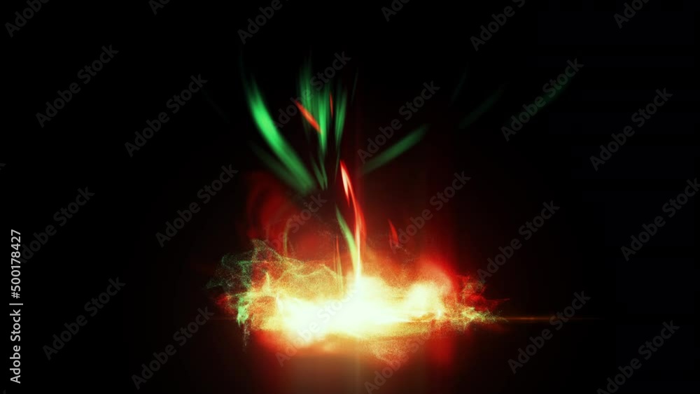 a transportation portal, epic portal opening and closing with particles ...