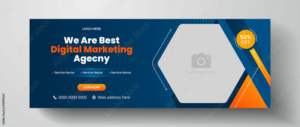 Digital marketing facebook cover page design, corporate business ... Digital marketing facebook cover page design, corporate business ...
