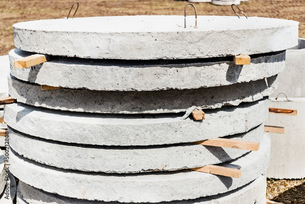 Reinforced concrete rings for the installation of underground wells at ...