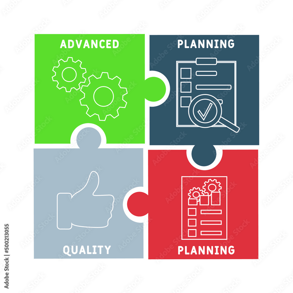 APQP - Advanced Product Quality Planning acronym. business concept ...