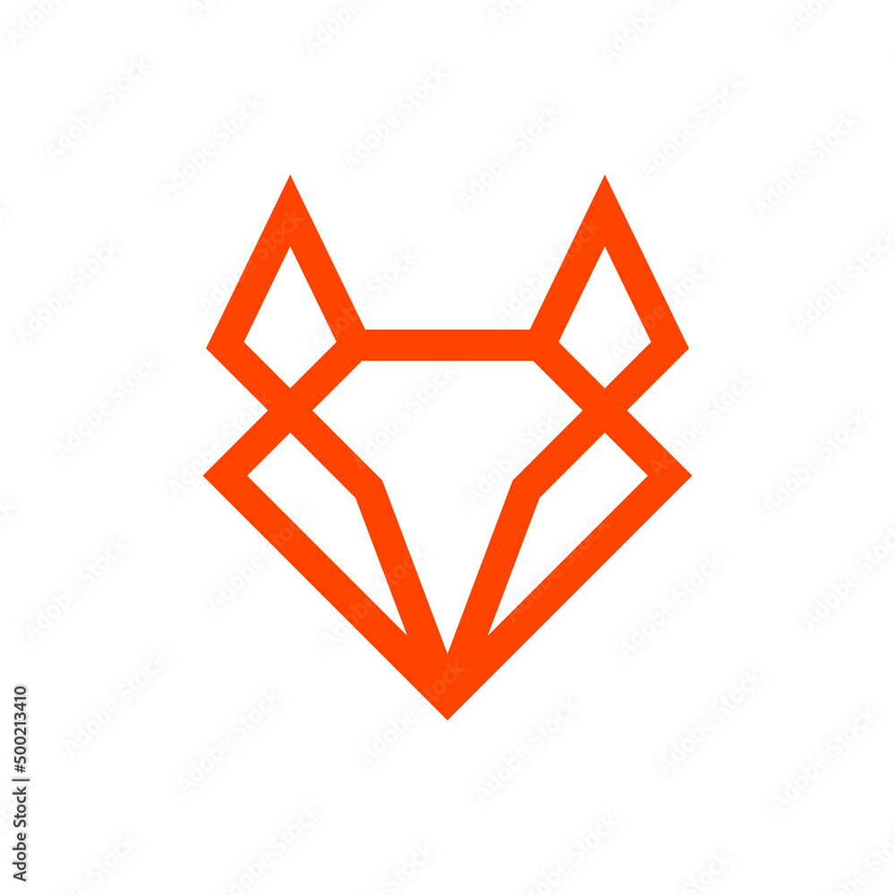 Simple Fox Logo can be use for icon, sign, logo and etc Stock Vector ...