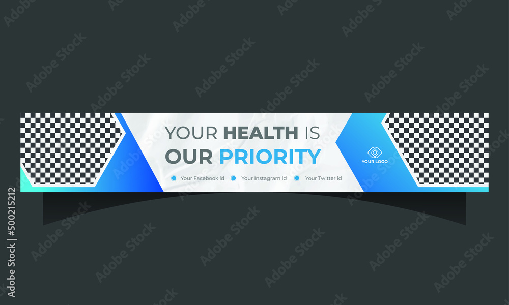 Gradient LinkedIn banner and cover design template, Web banner for ...