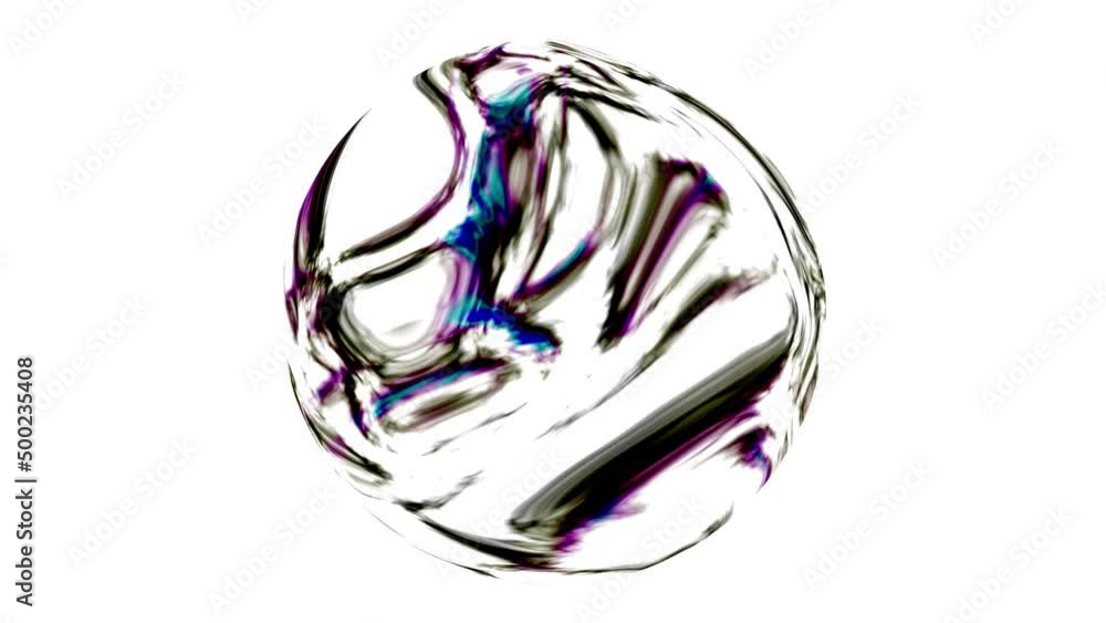 Abstract oil painting liquid sphere texture splash background animation ...