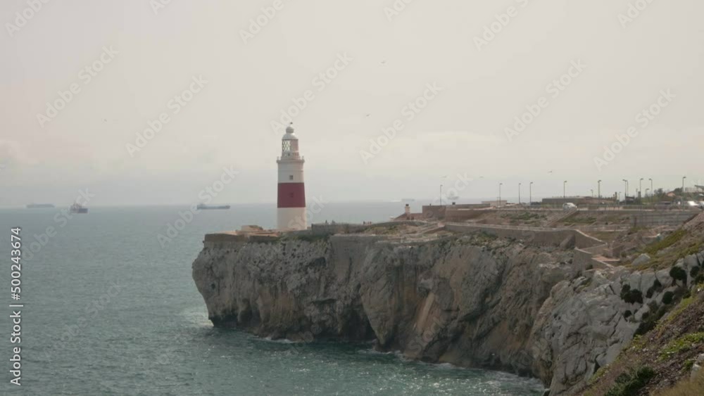 Europa Point Lighthouse At Llanito, Gibraltar - Trinity Lighthouse at ...