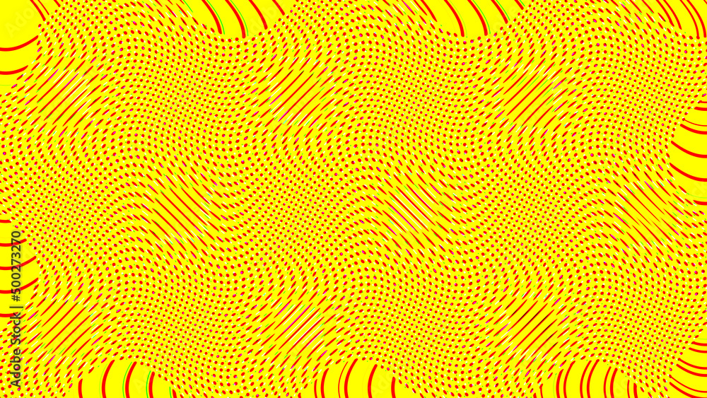 yellow Illustration unusual drawing interesting abstract light, bright ...