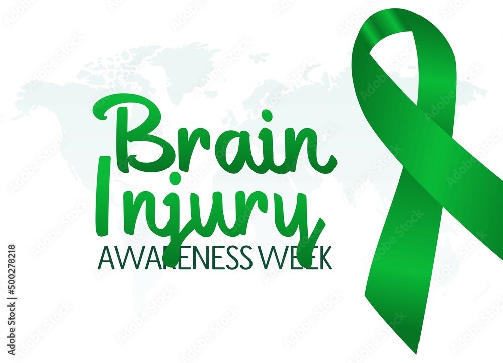 vector graphic of brain injury awareness week good for brain injury ...