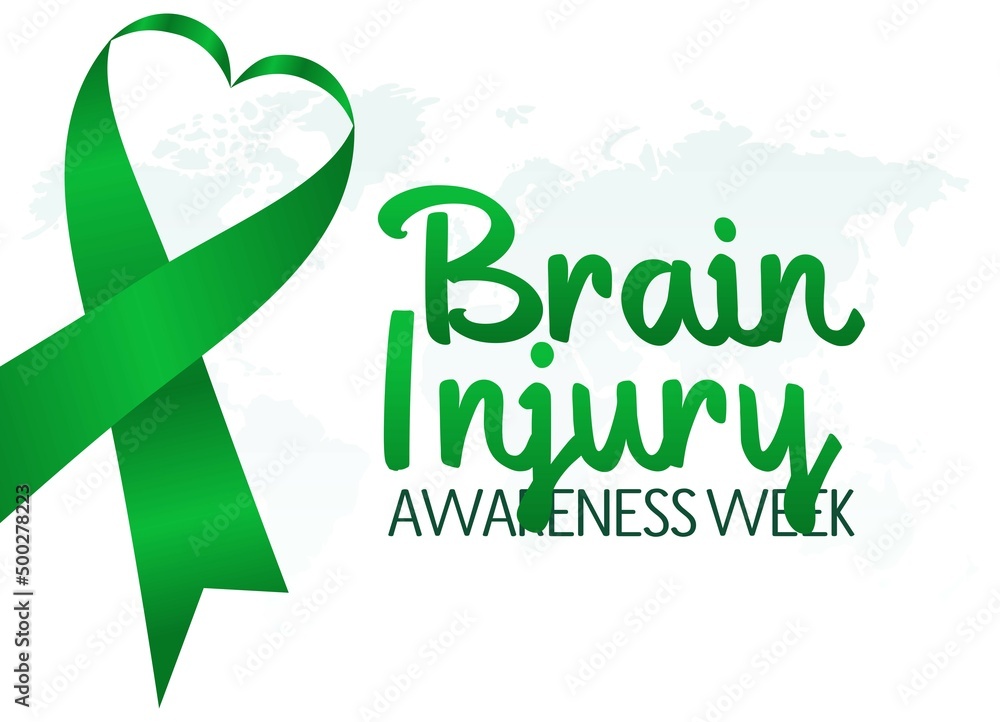 vector graphic of brain injury awareness week good for brain injury ...