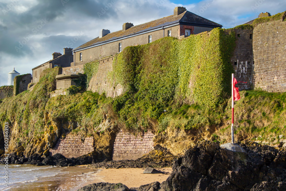 Old English fort in Duncannon Stock Photo | Adobe Stock