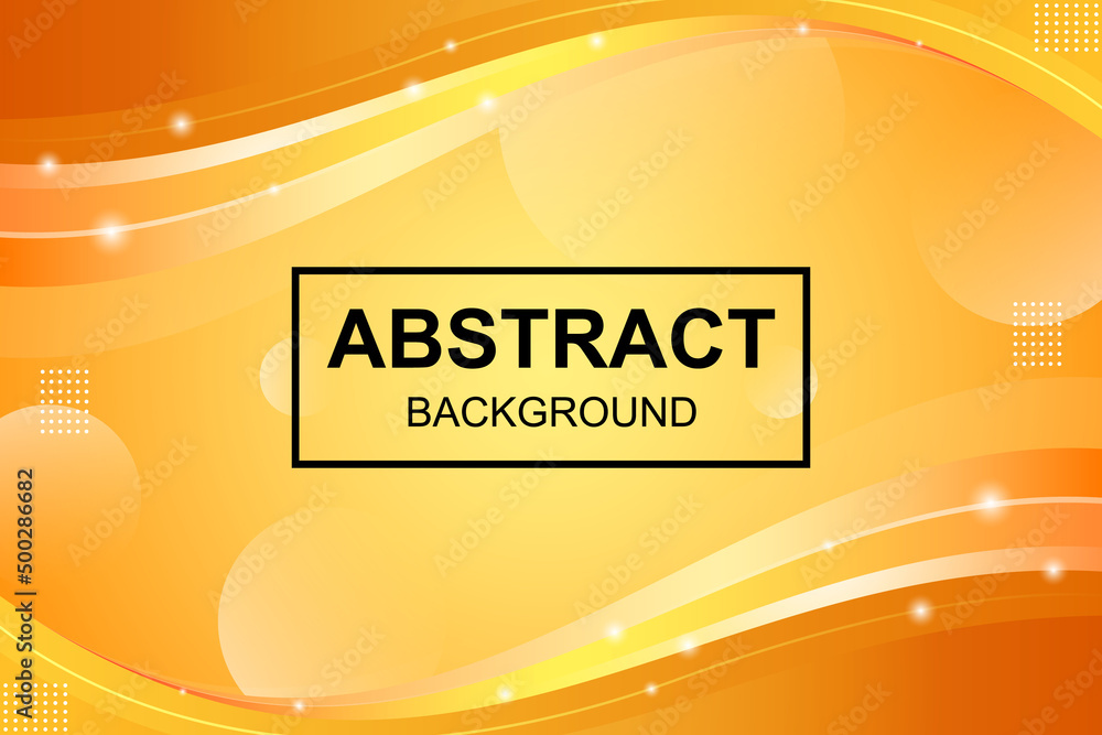 Abstract Background Design with Orange and Yellow Gradient Shapes Stock ...