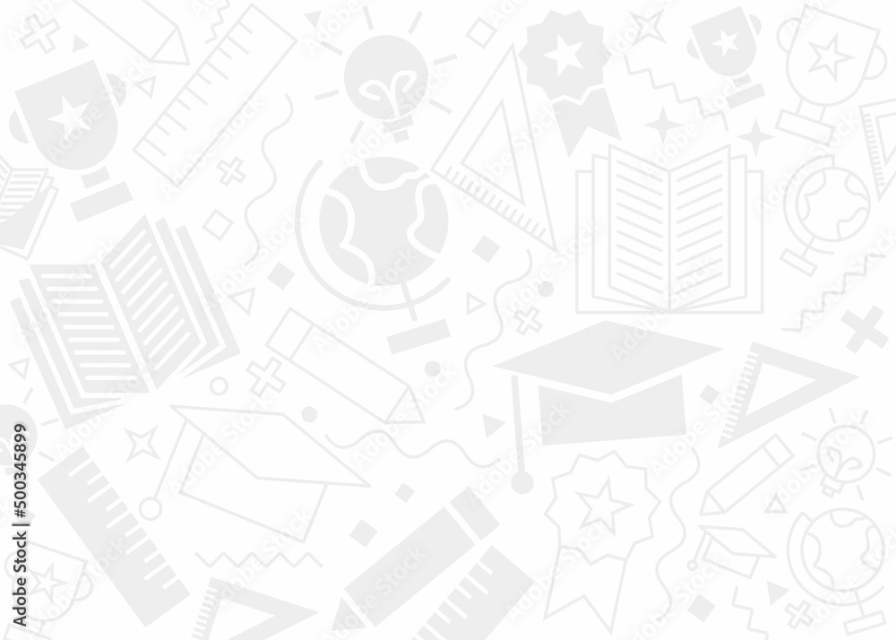 Education pattern design. Can use for your background design. Stock ...