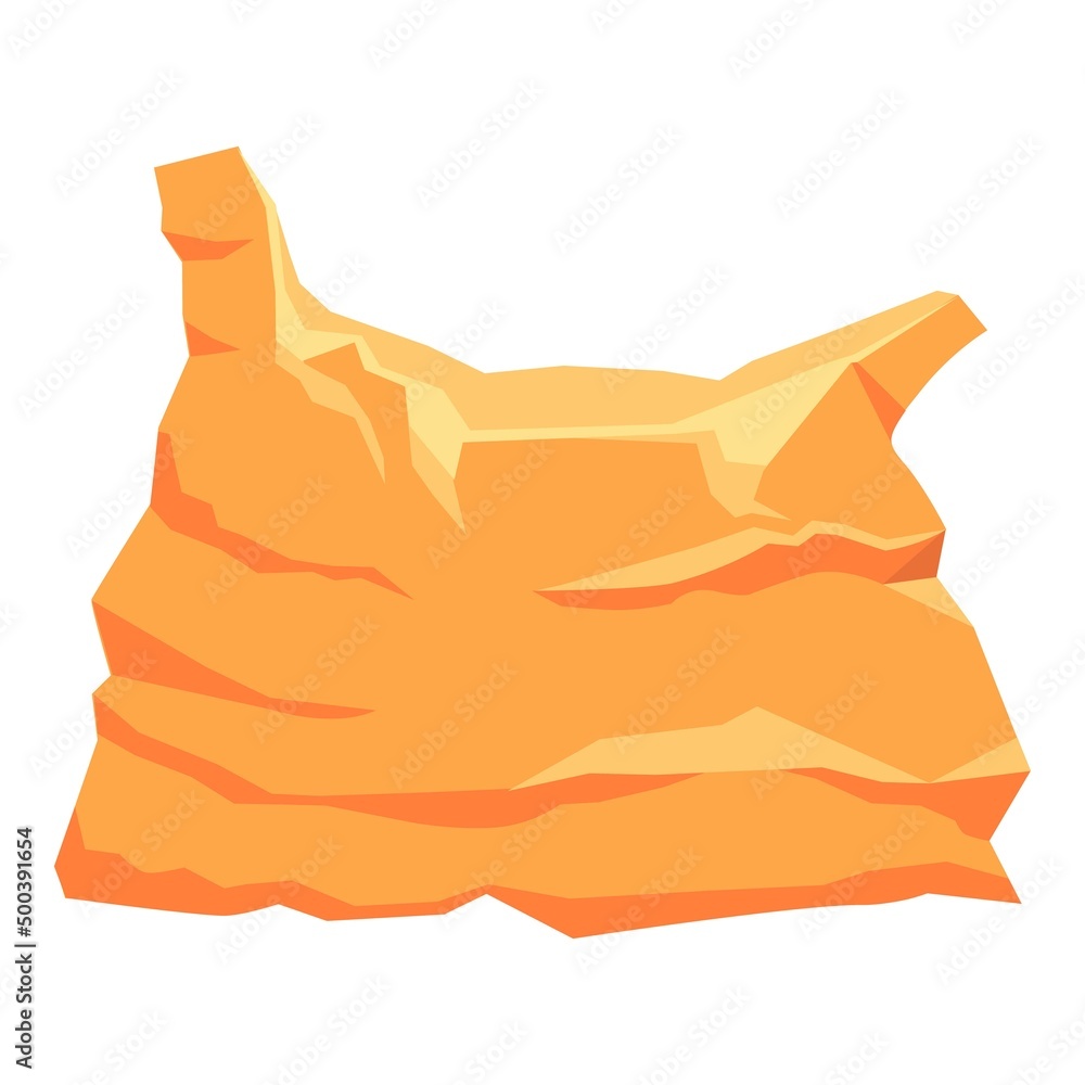 Orange plastic shopping bag. Empty disposable package for supermarket ...
