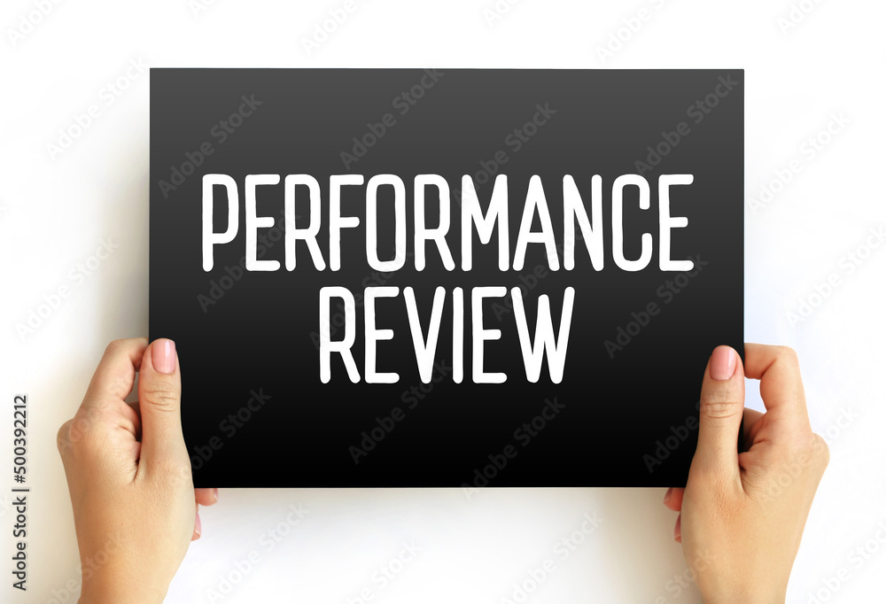 Photo & Art Print Performance Review - formal assessment in which a ...