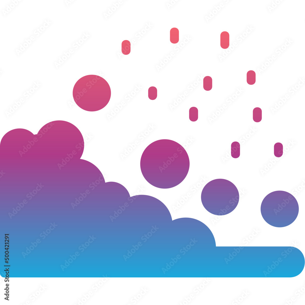 Landslide Icon Stock Vector | Adobe Stock