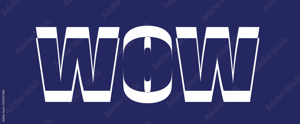 Vetor de Wow svg vector cut file for cricut and silhouette do Stock ...