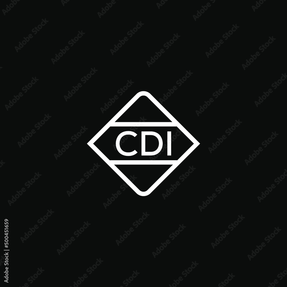 CDI letter design for logo and icon.CDI monogram logo.vector ...