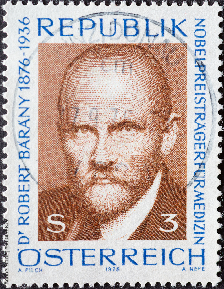 Austria - circa 1976: a postage stamp from Austria, showing a portrait ...