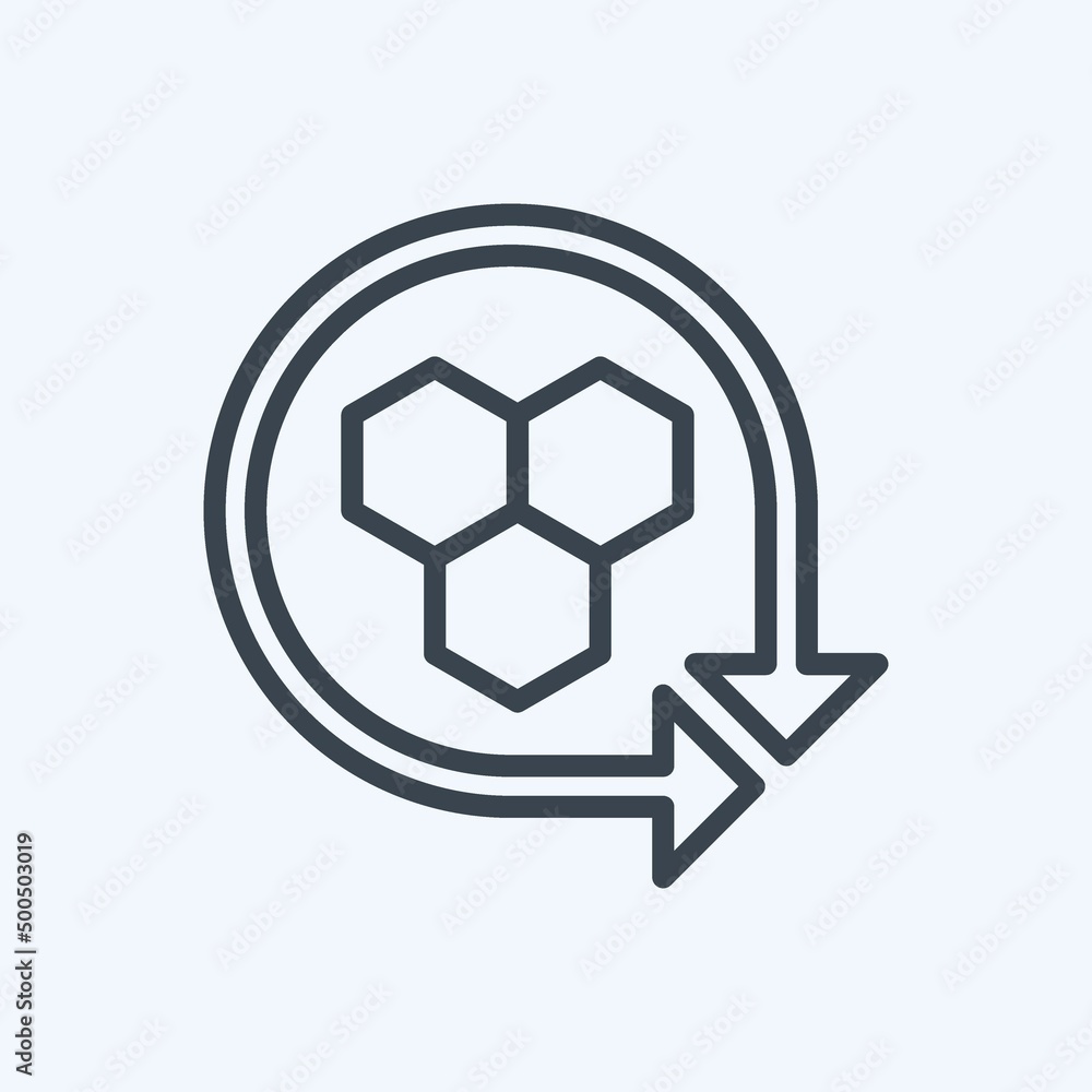 Icon Modeling Api Suitable For Data Analytics Symbol Line Style Simple Design Editable