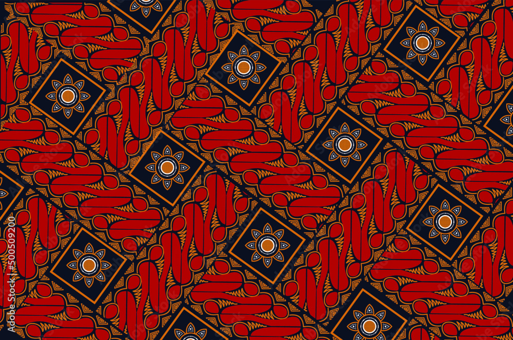 Parang Batik motifs combined with various motifs, Draw diagonal lines ...