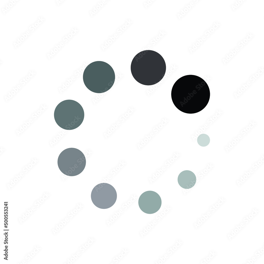 Process, loading icon. Simple vector sketch. Stock Vector | Adobe Stock