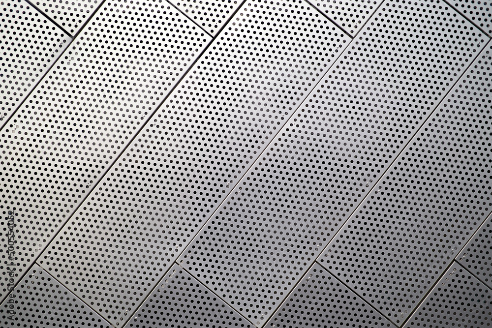 Perforated metal panel texture and pattern Stock Photo | Adobe Stock