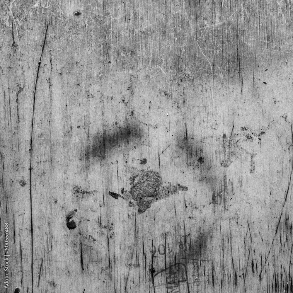 Scratched old plastic texture. Black and white textured abstract ...