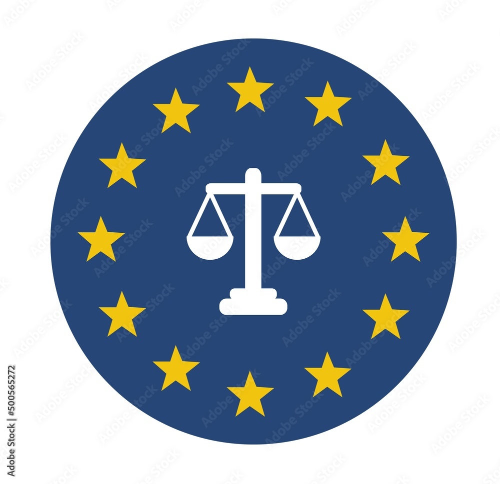 European Court Justice Symbol Icon Stock Vector | Adobe Stock European Court Justice Symbol Icon Stock Vector | Adobe Stock
