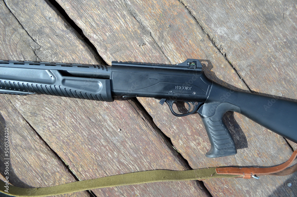 Turkish 12-gauge rifle Hatsan Escort MP (pump action shotgun). Kiev ...