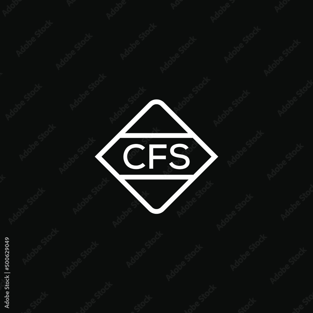 CFS letter design for logo and icon.CFS monogram logo.vector ...