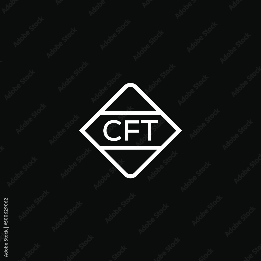 CFT letter design for logo and icon.CFT monogram logo.vector ...
